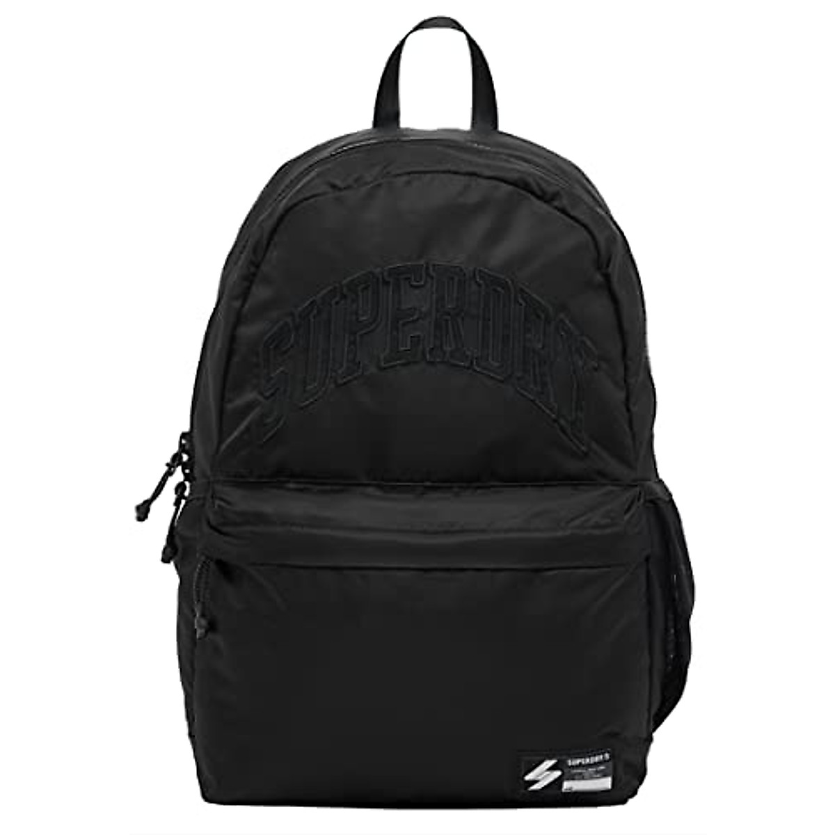 Superdry Mens Unisex Code Graphic Montana Rucksack, Five-Pocket Design Black Size One Size