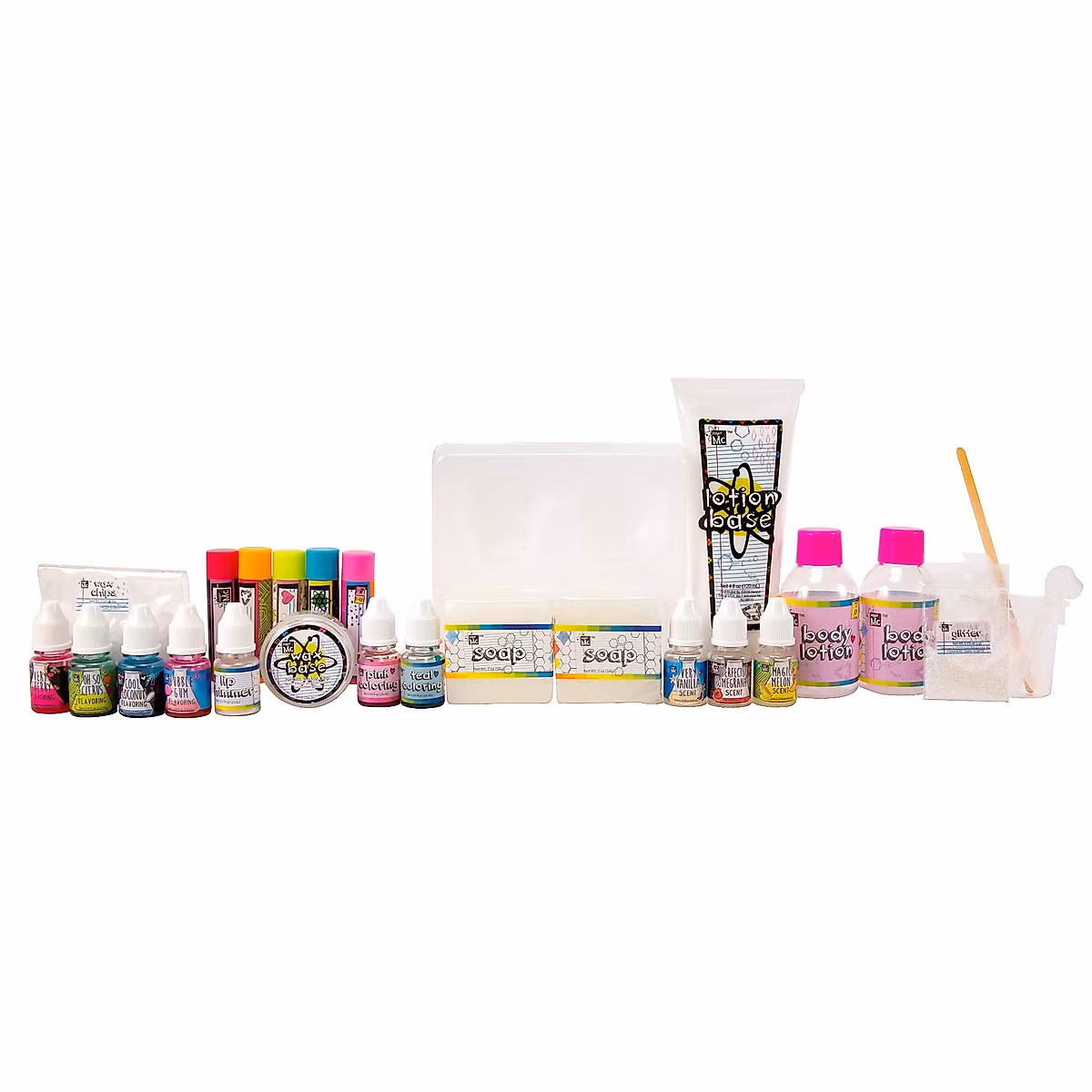 Project MC2 Ultimate Spa Studio Stem Science Cosmetic Kit by Horizon Group USA, Make Your Own Crystal Soaps,5 DIY Lip Balms & Fragrant Body Lotions, Choose between 6 Scents & More, Multicolored