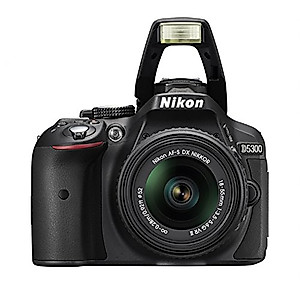 Nikon D5300 24.2 MP CMOS Digital SLR Camera Double Zoom Lens Kit with 18-55mm f/3.5-5.6G ED VR II + 55-200mm f/4.5-5.6G - International Version (No Warranty)