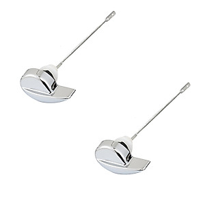 SouNor BT004 2-Pack Toilet Side Mount Flush Trip Lever Handle Tank Replacement Kits For Most Toilets…