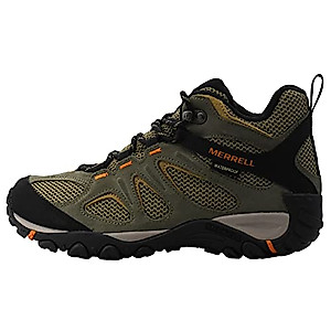 Merrell Men's Yokota 2 Mid Waterproof Hiking Boot, Olive/Herb, 11.5 M