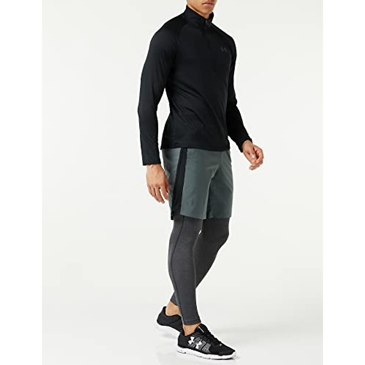 Under Armour Men's UA Tech™ ½ Zip Long Sleeve XL Black