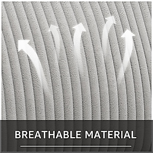 Wimarsbon U Shaped Sofa-Modular Sectional Sofa Couch, Modern Faux Mink Fur Sectional Couches Modular Sofa with Storage Ottoman, Comfy Modular Sofa Couch for Living Room(Grey, 5+3)