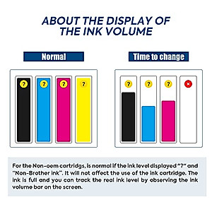ALLWORK [ New Version LC3013 3011 Compatible Ink Cartridges Replacement for Brother LC3013 LC3011 Ink Cartridges Works with Brother MFC-J690DW MFC-J491DW MFC-J497DW MFC-J895DW Inkjet Printer 4 Packs