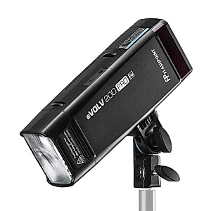Flashpoint eVOLV 200 Pro TTL Pocket Flash Kit - AD200 Pro, Glow EZ Lock Quick Octa Large Softbox with Bowens Mount (36in), Handheld Grip S-Type Bracket Bowens Mount Holder for Speedlite Flash Softbox
