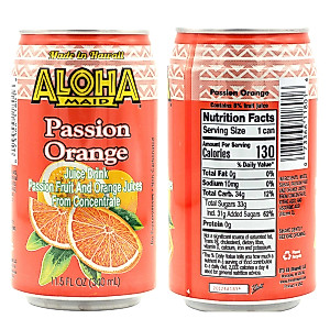 Aloha Maid Drinks, Variety, All Flavors, 1 Can per Flavor, Total 10 Cans