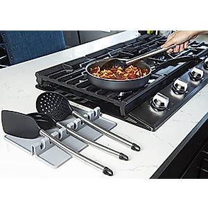 Simply Served Professional Turner and Slotted Spoon, Standard, Black