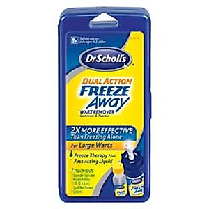 Dr. Scholl's Freeze Away Common & Plantar Wart Remover (Large Warts) 7 Treatments