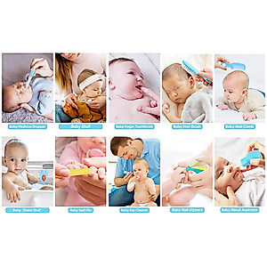 Baby Healthcare and Grooming Kit, Portable Baby Safety Care Set, Baby Essentials kit for Newborn (Blue 26 in 1)