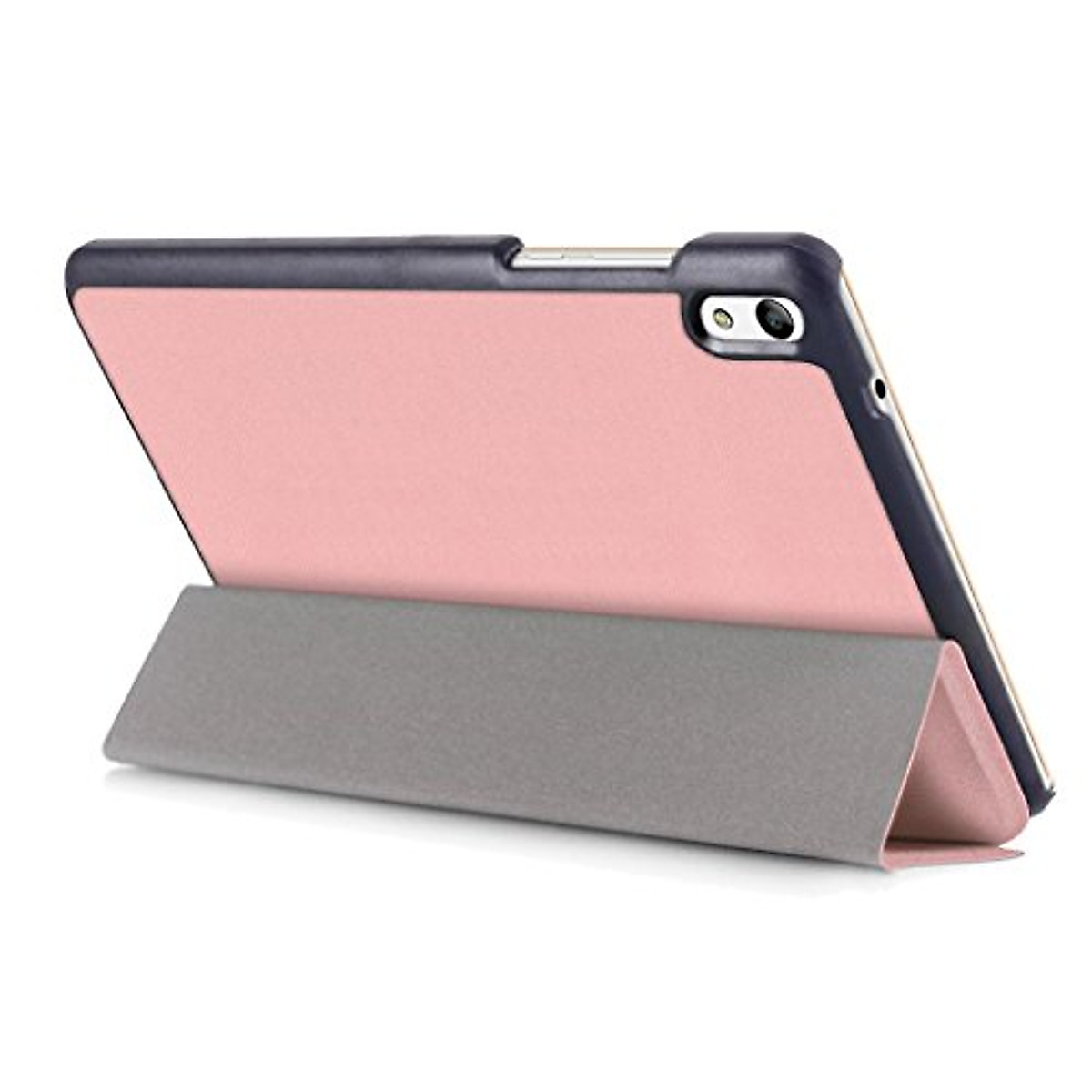 MNtech Sleep Folding Stand Leather Protective Case Cover For HUAWEI MediaPad T2 8 Pro 8inch (Rose Gold)