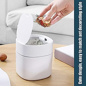 Business King Mini Trash Can with Lid 2 pcs & Trash Bag 360 pcs