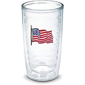 Tervis American Flag Made in USA Double Walled Insulated Tumbler, 1 Count (Pack of 1), Unlidded