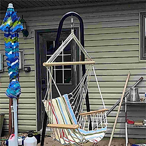 HAKZEON 8 PCS Porch Swing Springs, Hammock Chair Spring, Heavy Duty Porch Swing Hooks Swing Extension Spring for Hammocks, Hanging Chairs, Boxing Bags, Porch Swing, 440 Lbs Capacity