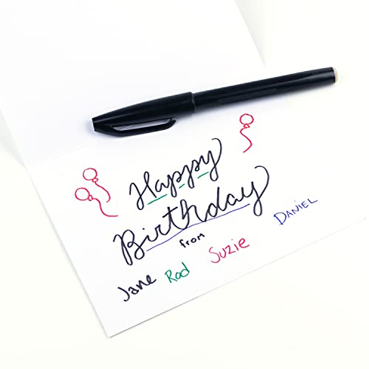 Pentel Sign Pen, Fiber-Tipped, Black Ink (S520-A), Box of 12