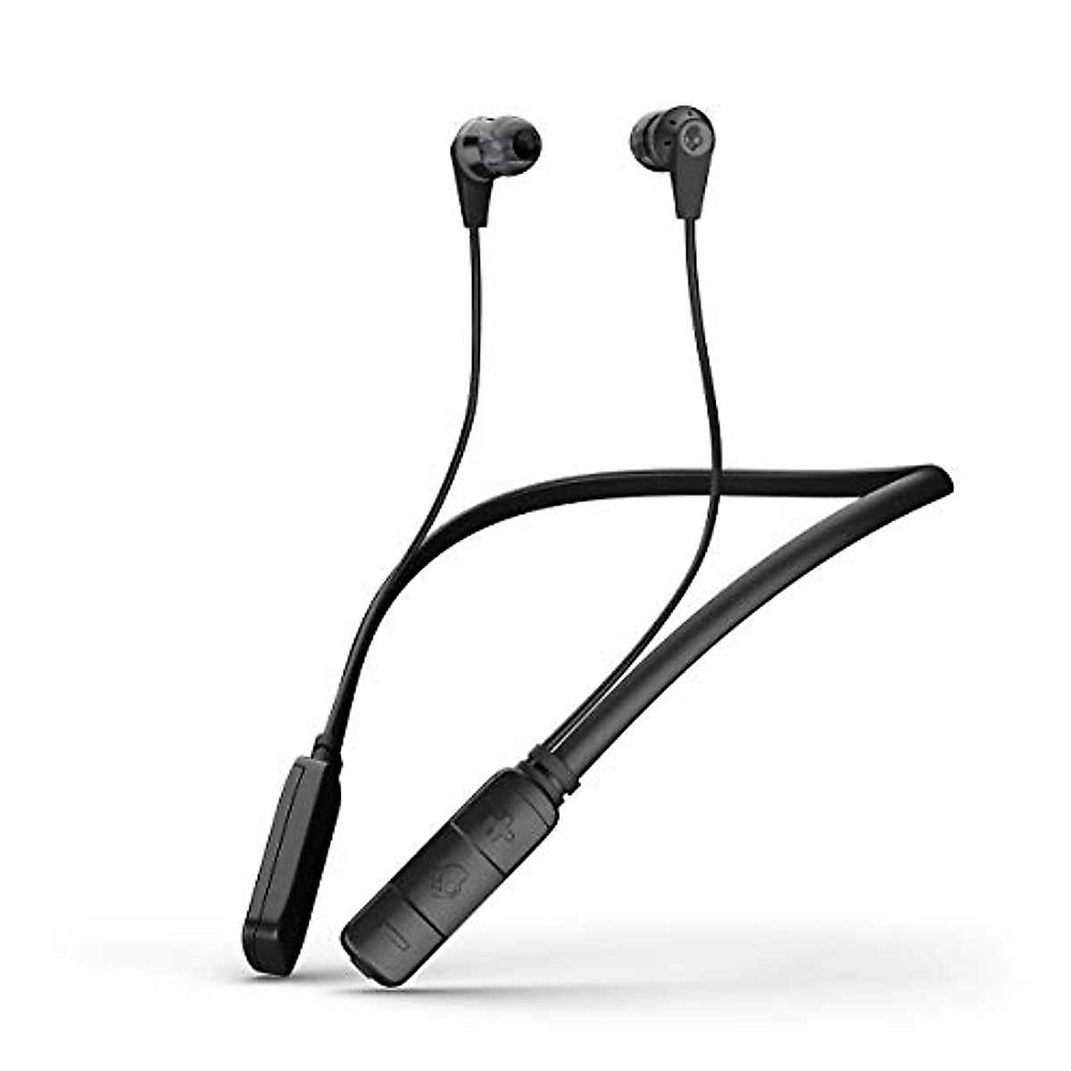 Skullcandy Ink'd Bluetooth Wireless Earbuds with Microphone, Noise Isolating Supreme Sound, 8-Hour Rechargeable Battery, Lightweight with Flexible Collar, Black