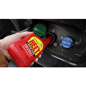 Iso-HEET Water Remover And Premium Fuel Line Antifreeze + Injector Cleaner - Helps Increase Gas Mileage - Improves Engine Performance - Year Round Performance, 12 fl. oz. (28202) , Red