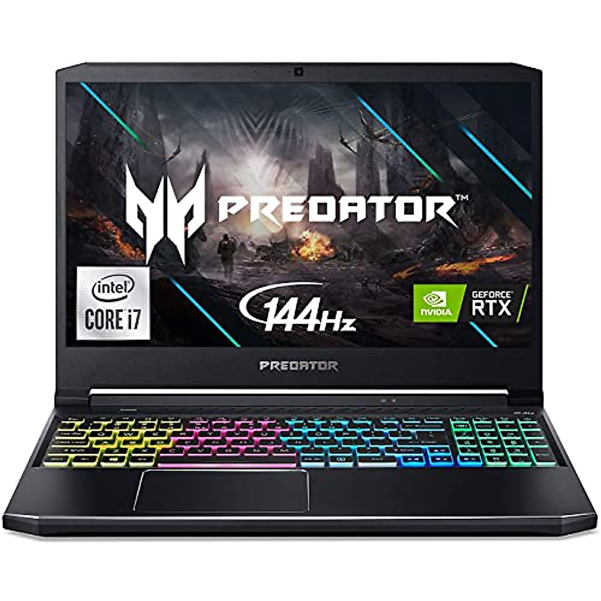 Acer Flagship Predator Helios 300 Gaming Laptop 15.6” FHD IPS 144Hz 10th Gen Intel 6-Core i7-10750H 32GB RAM 1TB SSD GeForce RTX 3060 6GB Backlit USB-C Win10 Black + HDMI Cable (Renewed)
