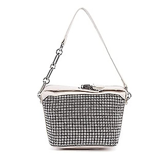 Beilaidisi Womens Crystal Rhinestone Shoulder Handbag Top Handle Hobo Tote Bags Leather Crossbody Bag