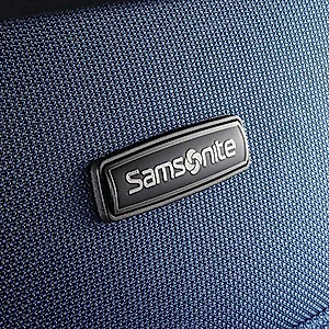 Samsonite Leverage LTE Softside Expandable Luggage with Spinner Wheels, Poseidon Blue, Checked-Medium 25-Inch