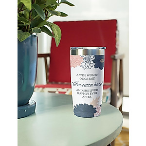 Retirement Gifts for Women-20 Oz Insulated Tumbler Teacher Retirement Gifts, Happy Retirement Gifts for Women, Friends, Bosses, Nurses, Doctors, Mom, Grandma, Coworkers