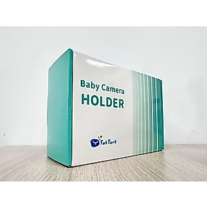 TakTark Universal Baby Camera Mount, Flexible Baby Camera Holder, Baby Monitor Shelf, Baby Camera Stand for Crib Nursery,1080P Indoor Alert Compatible with Most Baby Monitors (C80-1)