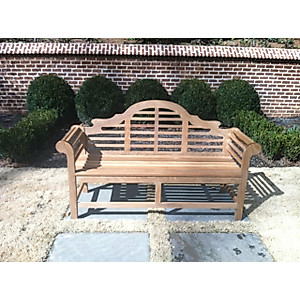 Lutyens Teak Bench, Natural, 5'