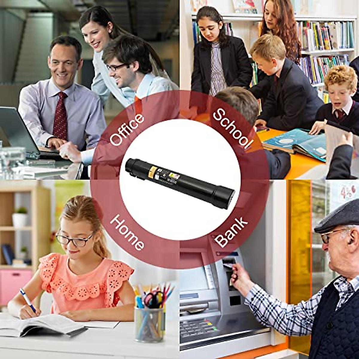 W-Print Remanufactured Toner Cartridge for Xerox Workcentre 7525/7530/7535/7545/7556/7830/7835/7845/7855 Compatible with 006R01513 Black Toner 26000 Pages-1 Pack