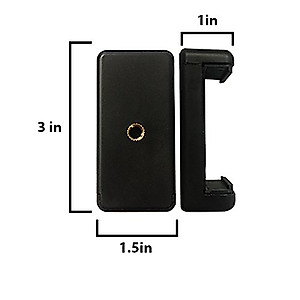 Acuvar 6.5” inch Flexible Tripod with Universal Mount for All Smartphones & an eCostConnection Microfiber Cloth