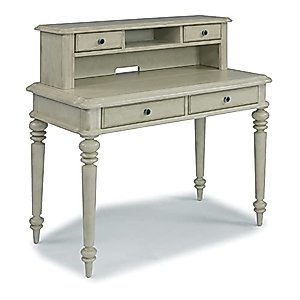 Homestyles Provence Desk with Hutch, White