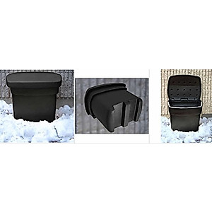FCMP Outdoor - Outdoor Salt, Sand, and Storage Bin, Black