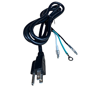 Treadmill Power Cord - Part Number 002130-00 - Compatible with Vision Fitness T9200 (TM49) Treadmills