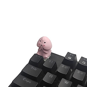 Backboon Hand-Customized Interesting and Creative Gaming Keycaps for Cherry MX Switches Mechanical Gaming Keyboard (Little Dingding4)