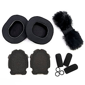 Voarmaks Cooling Gel Refresh Kit Compatible with Bose A20 A10 Aviation Headsets Featuring Cool Gel Material Slow Rebound Memory Foam,3 Durable Mic Foam Cover,Headband Cushion Pads