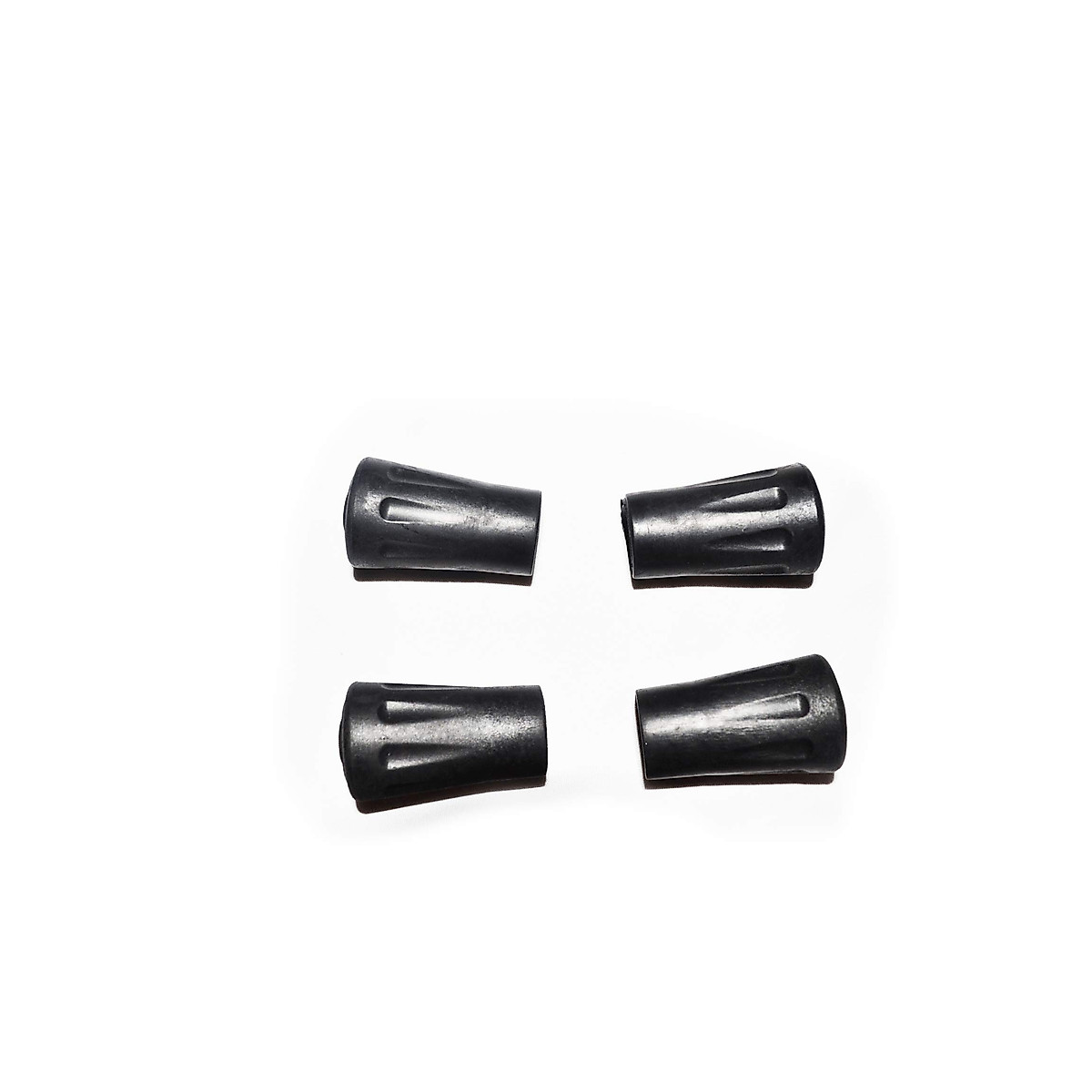 4 PCS Replacement Rubber Trekking Pole Tips for Standard Hiking Poles