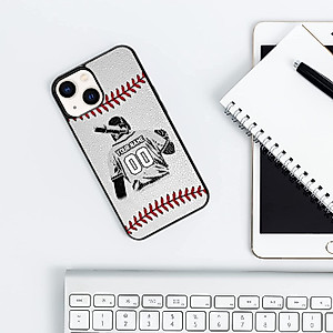 Personalized Baseball vs Name Number US Flag Decor Rubber Cover Phone Case for Google Pixel 4/4A/4XL/5/5XL/6/6 PRO/7/7 Pro Custom Baseball Phone case (Baseball batter)