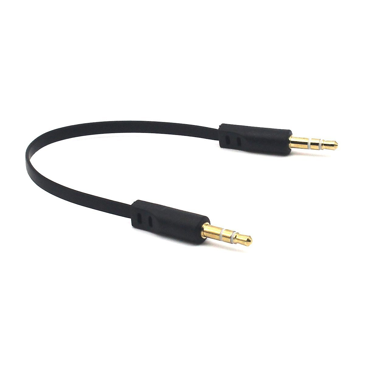 Kework 3.5mm Audio Cable, 2-Pack 15cm 1/8" 3.5mm TRS Male to TRS Male Stereo Jack Audio Cable AUX Cord for Headphone, Car Stereo, Home Stereo and More (Straight Plug)
