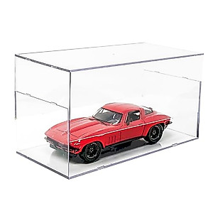 THE ORIGINAL BALLQUBE Race Car Display Case 1:24 Scale Die Cast Display Case Die Cast Box Square Clear Memorabilia Die Cast Race Car Holder