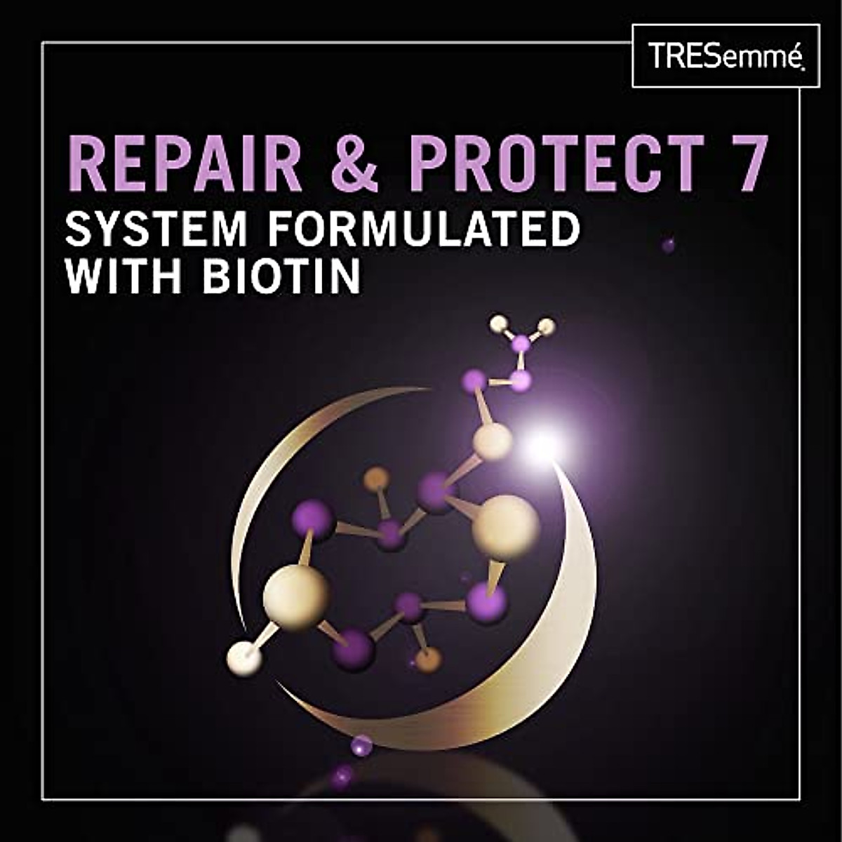 TRESemme Shampoo and Conditioner Set, Repair & Protect 7 with Biotin, Visibly Repairs 7 Types of Styling Damage and Strengthens Hair, 22 Fl Oz each