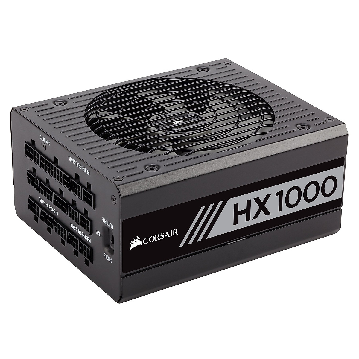 Corsair CP-9020139-UK HX1000 1000 W 80+ Platinum Fully Modular Power Supply Unit - Black