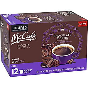 McCafe Mocha Coffee Pods, Chocolate, 4.12 oz Box