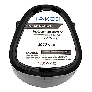 TAKOCI 12V Replacement Battery for Craftsman Nextec, 9-11221, 11221, fit Part No 320.11221, 2000mAh
