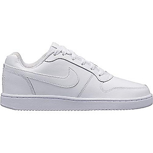 Nike Women's Ebernon Low Sneaker, White/White, 6 Regular US