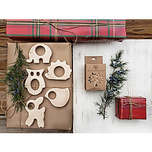 Natural wooden baby teether toys 4pk forest animal set and classic baby rattles, Fine motor Development and Sensory Skills Toy, Gender Neutral Handmade Wooden Toys