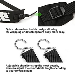 RO6G Set of 2 C061000111 Backpack Blower Straps/Harness for Leaf Blower Shoulder Strap Echo PB-500 PB-265LN PB-403H PB-413H PB-460 PB-610 PB-620 PB-650 PB-755 Fits C061000110-2 Pack