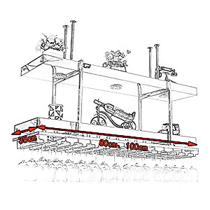 Multi-Layer Cabinet Holder Red Wine Cup Upside Down Hanging Stemware Holder（Gold, Silver） J112, PIBM, Silver, 80cm*35cm