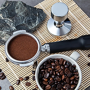 uxcell 1Pcs 51mm Coffee Filter Basket, 4-Cup Stainless Steel Reusable Espresso Coffee Machine Bowl Baskets Replacement