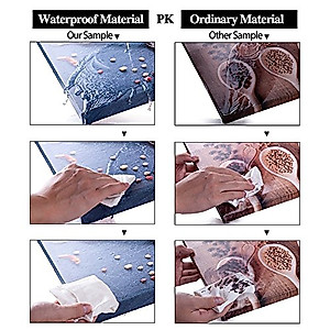 Home Wall Art Décor of The Hand-Painted Elephant, African Animals Graphic Artwork Painting Print for Wall Decor(Waterproof Artwork, Bracket Mounted Ready to Hang)