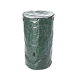 Compost Bin Bag, Composter PE Trash Can for Garden and Yard Reusable Garden Yard Waste Bag Fast Creation of Fertile Soil Large Capacity Organic Compost Bin (272)