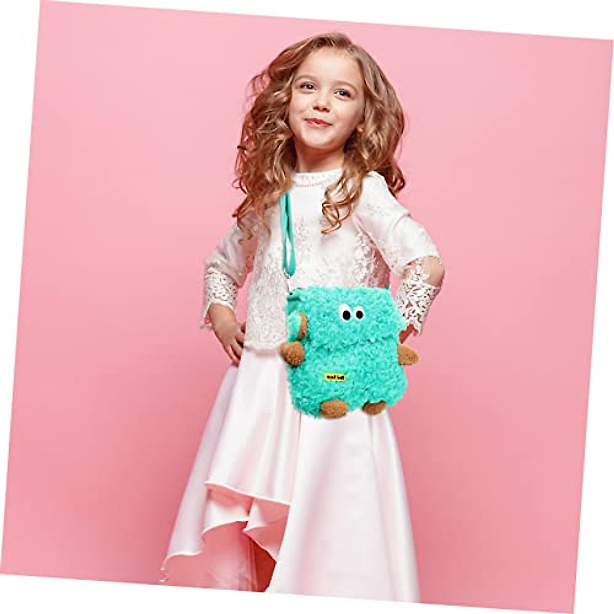 VALICLUD Bags Shape Clutch Children Messenger Tote Shopping Children's Mini Pods Bag Shoulder Travel Green Lovely Crossbody for Purses School Schoolbag Kids Purse Small Creative Animal