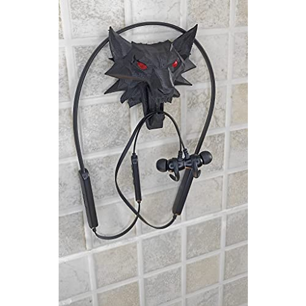 Multi-Utility 3D Printed Self Adhesive Towel Stand (Pack of 3) for Bathroom Accessories| Apron Holder in Kitchen| Headphone Holder| Keyholder (8 x 5 x 8.5) cm.